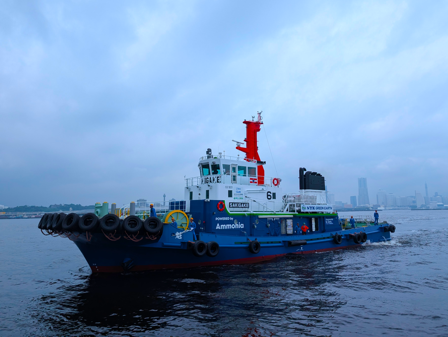 NYK completes world's first fueling of Ammonia-Fueled Tugboat — ESG ...