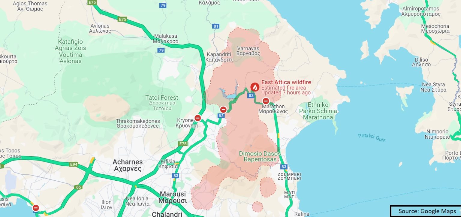 New evacuation alert issued as wildfires spread in Athens — ESG Post ...