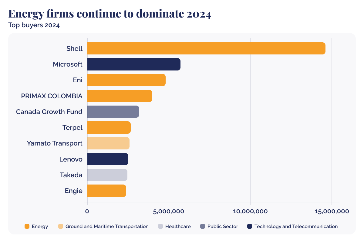 Shell and Microsoft dominate voluntary carbon market in 2024 — ESG Post ...