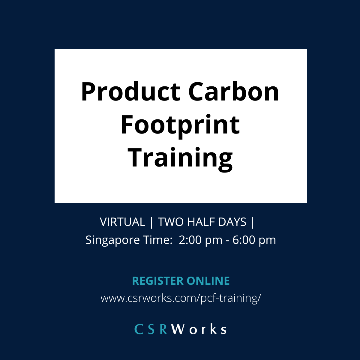 Product Carbon Footprint Training Course — ESG Post